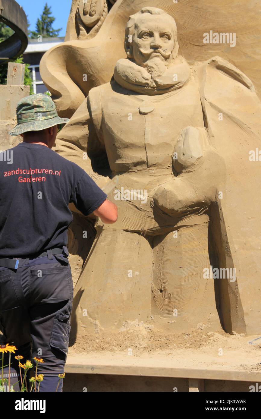 Sand sculpture festival in Garderen the Netherlands Stock Photo - Alamy