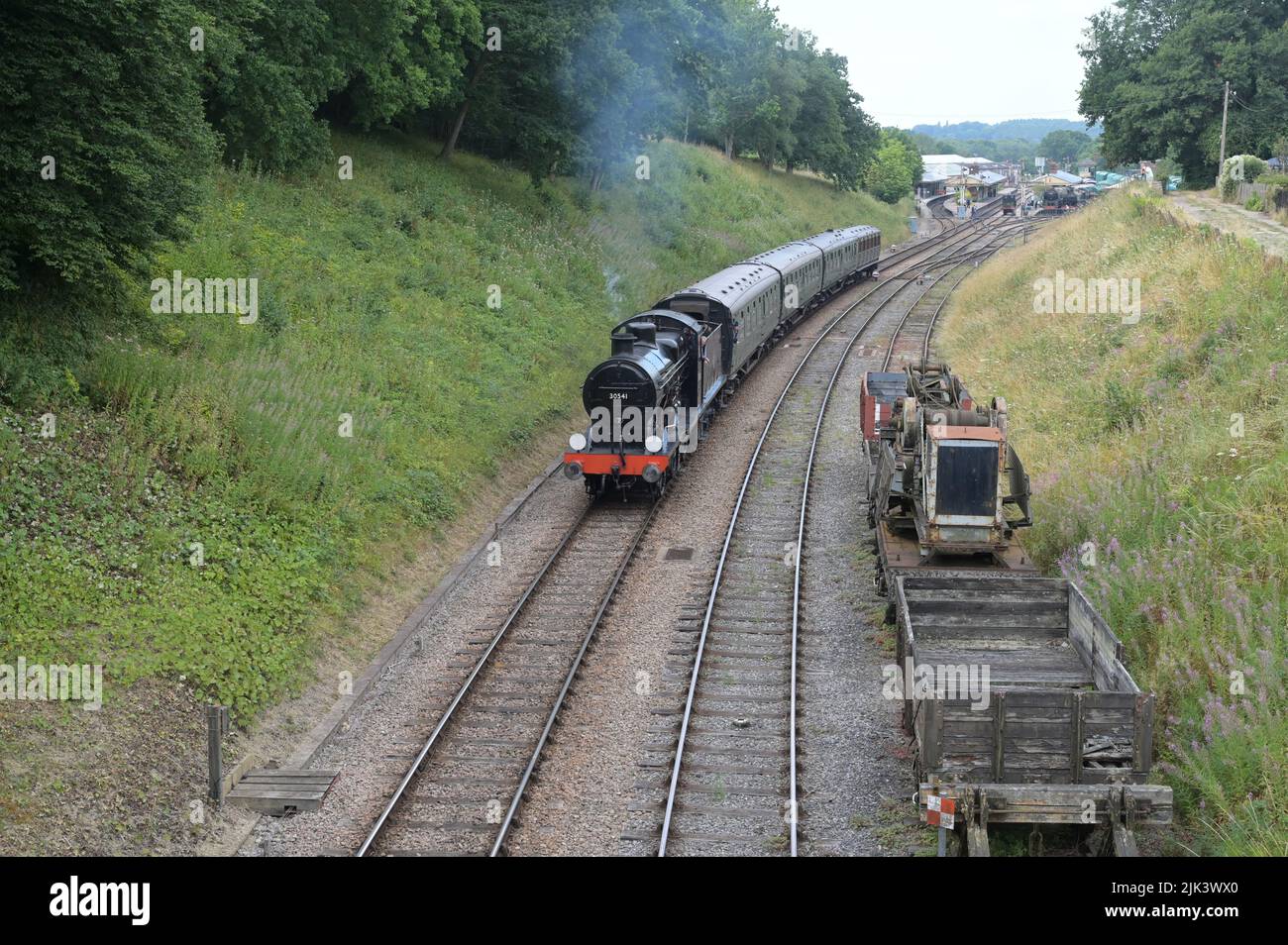 Horsted keynes, West Sussex,UK-July 30th 2022: 30541 Q Class steam ...