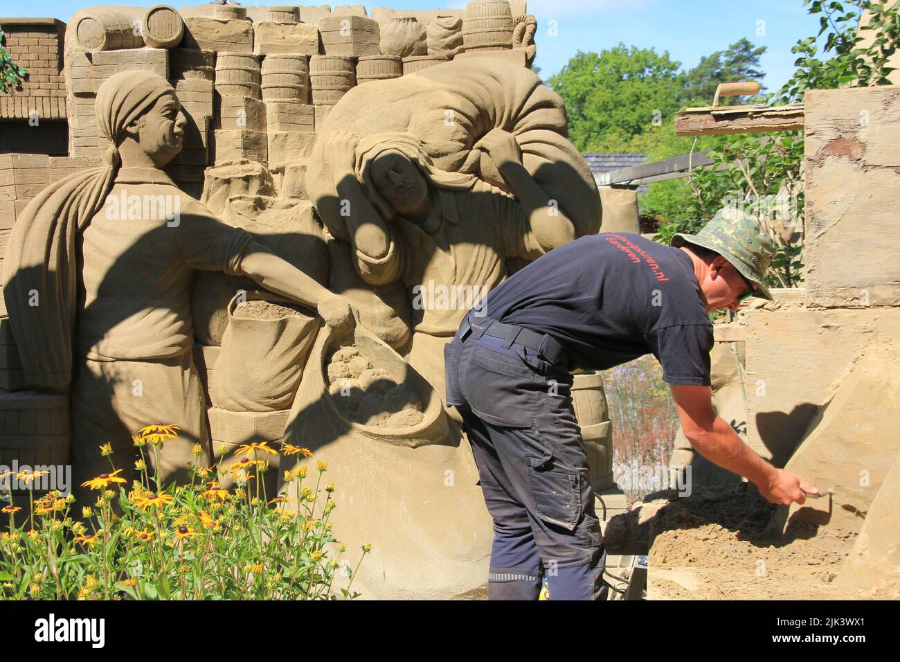 Sand sculpture festival in Garderen the Netherlands Stock Photo - Alamy