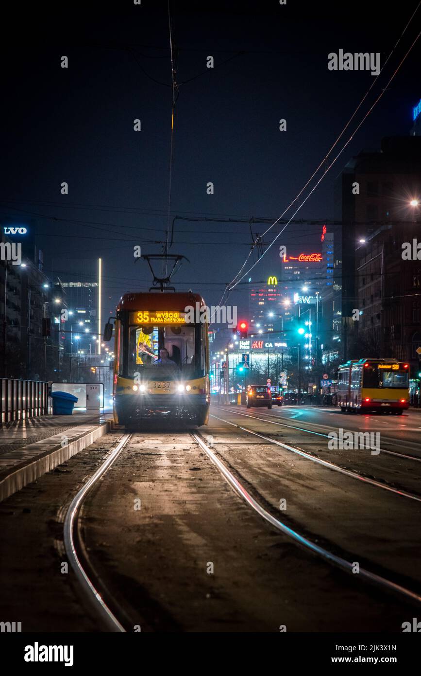 Illuminated trams hi-res stock photography and images - Alamy