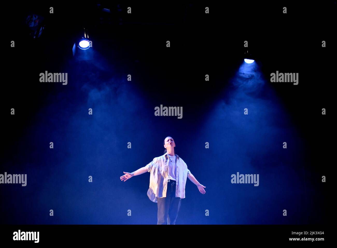 Edinburgh Scotland, UK 30 July 2022. Actress Amy Molloy performs This ...