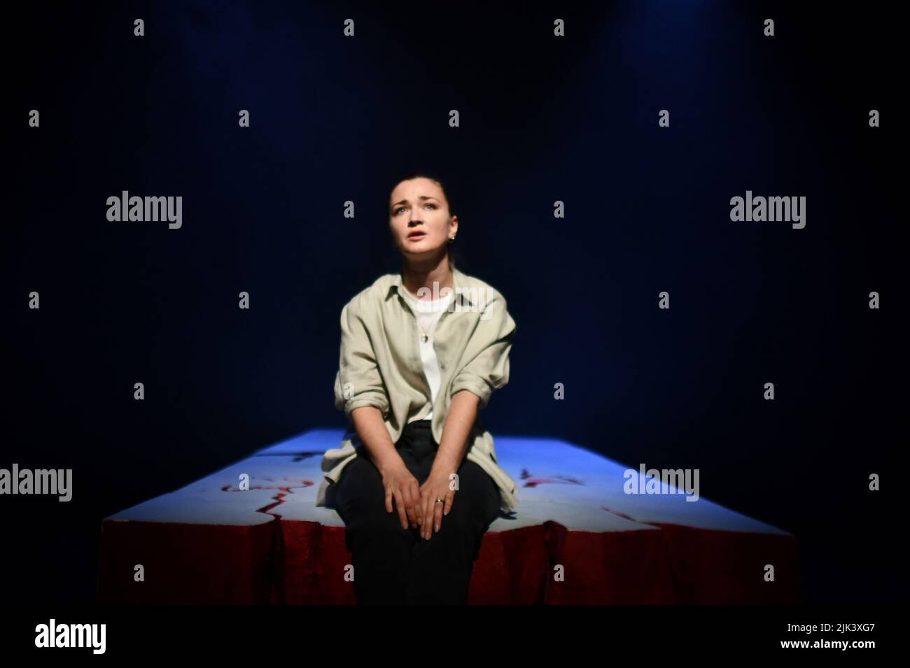 Edinburgh Scotland, UK 30 July 2022. Actress Amy Molloy performs This ...