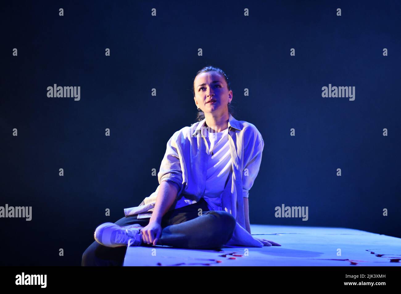 Edinburgh Scotland, UK 30 July 2022. Actress Amy Molloy performs This ...