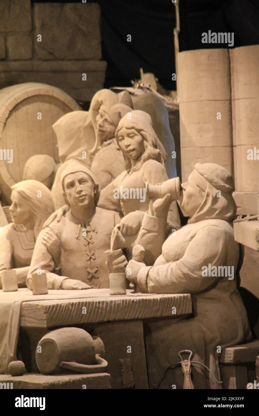Sand sculpture festival in Garderen the Netherlands Stock Photo - Alamy