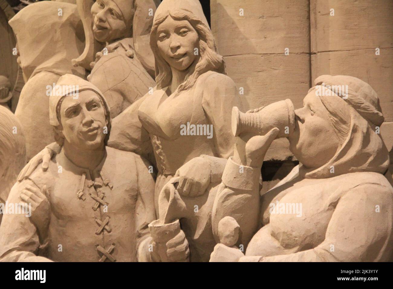 Sand sculpture festival in Garderen the Netherlands Stock Photo - Alamy