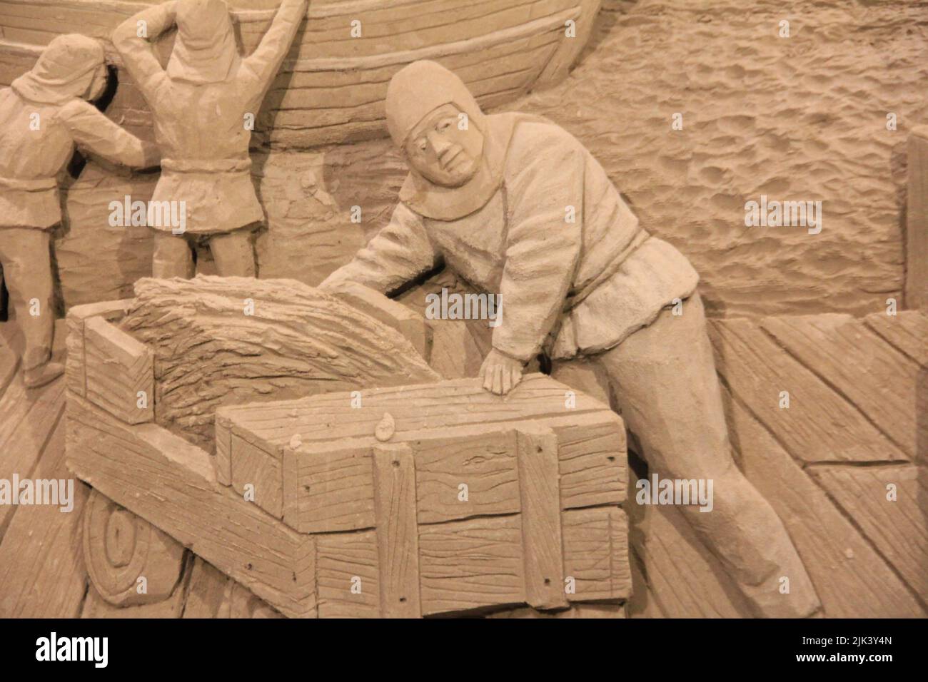 Sand sculpture festival in Garderen the Netherlands Stock Photo - Alamy