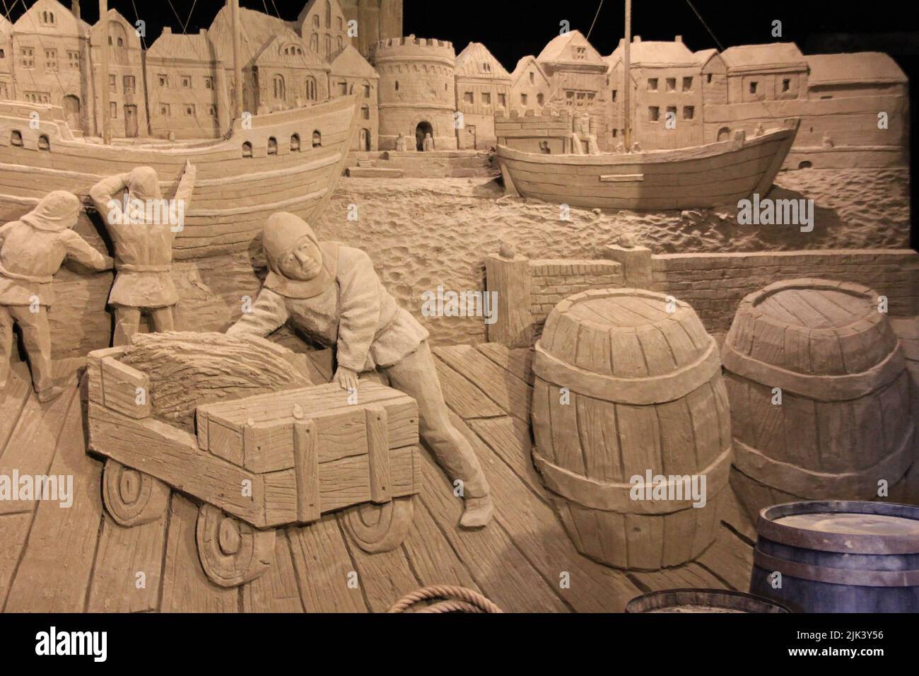 Sand sculpture festival in Garderen the Netherlands Stock Photo - Alamy