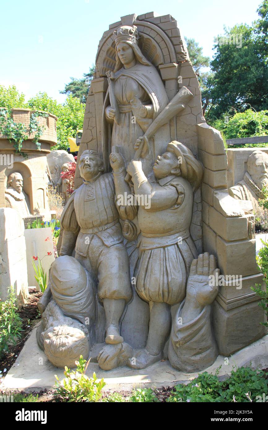 Sand sculpture festival in Garderen the Netherlands Stock Photo - Alamy