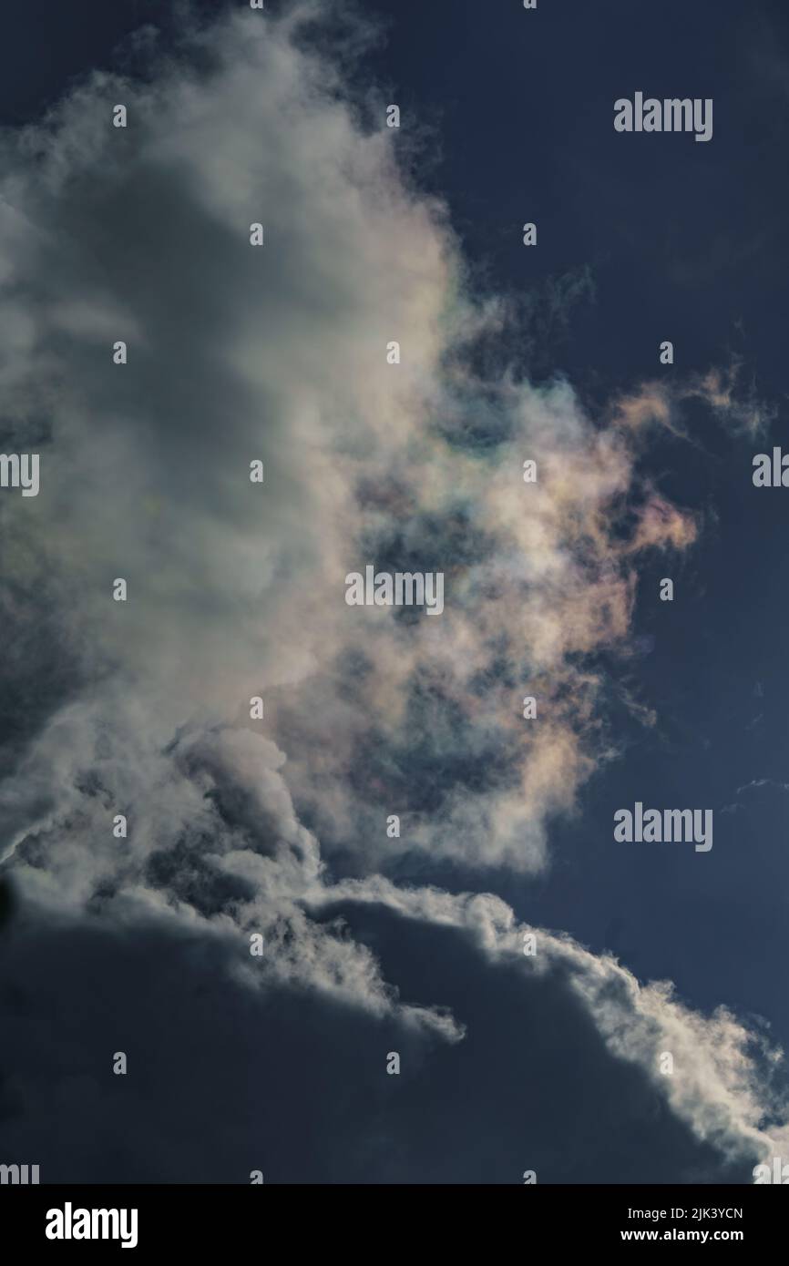 Diffraction of light on drops of supercooled water in clouds, rainbow ...