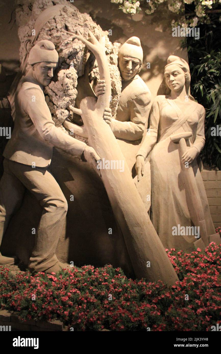 Sand sculpture festival in Garderen the Netherlands Stock Photo - Alamy
