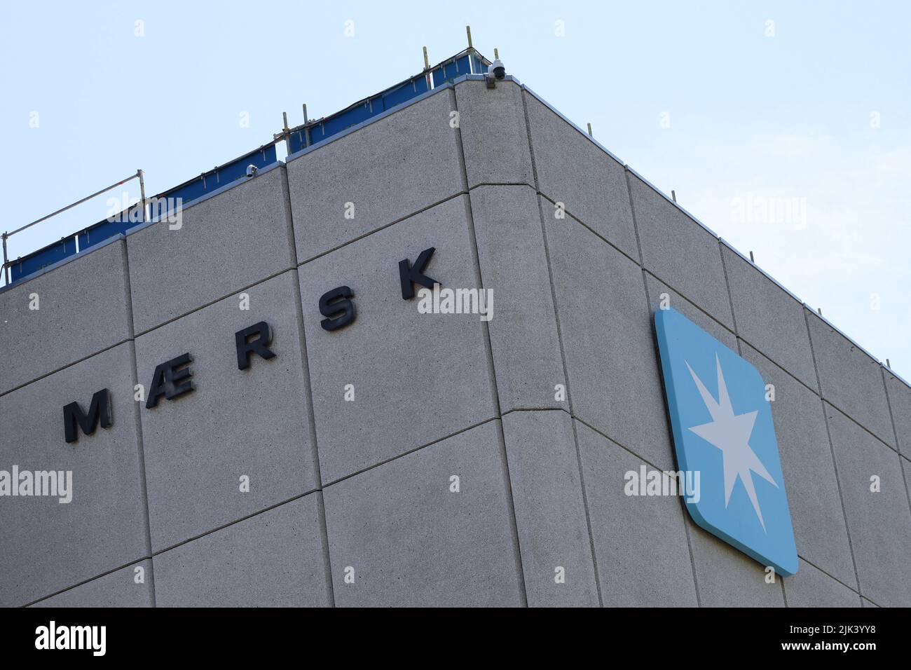 Maersk logo hi-res stock photography and images - Alamy