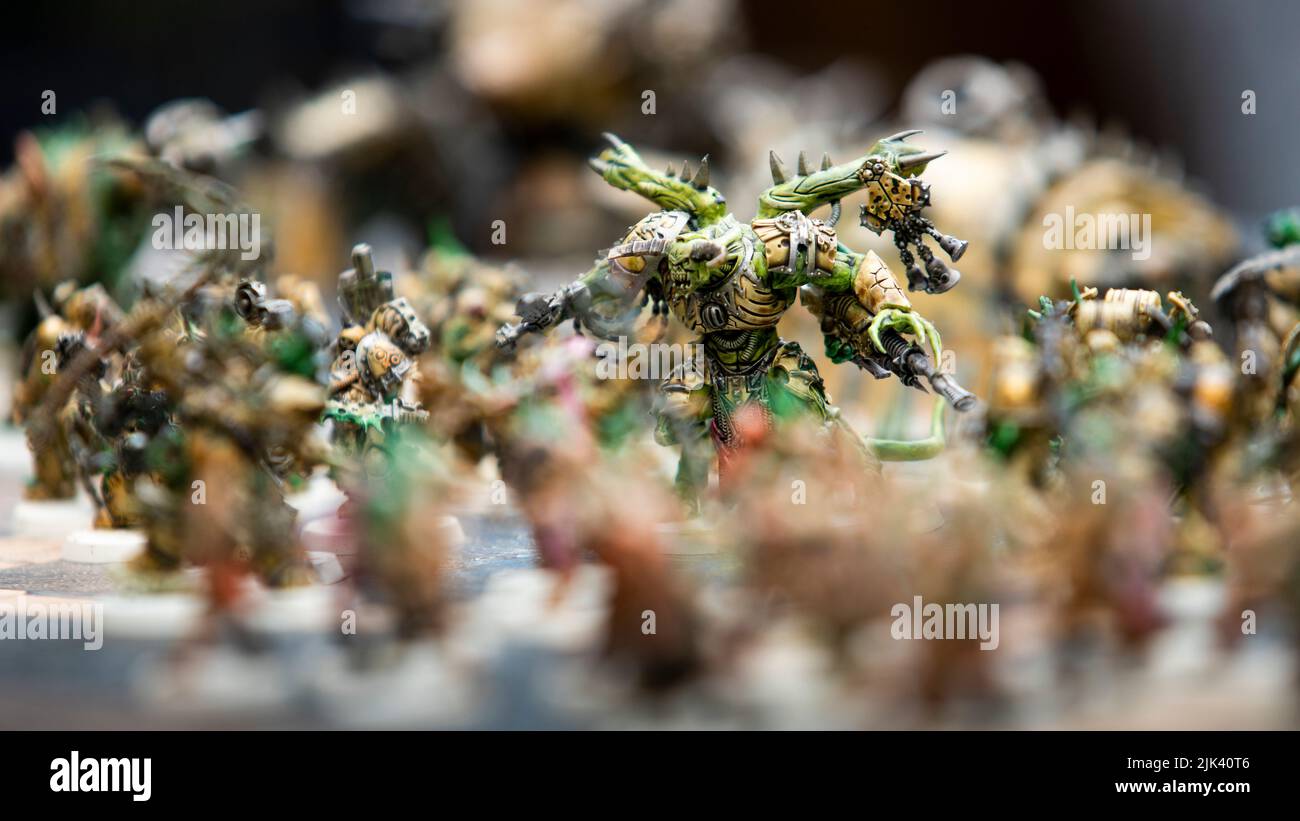 Chaos Space Marines Death Guard Painted Warhammer Figures Games ...