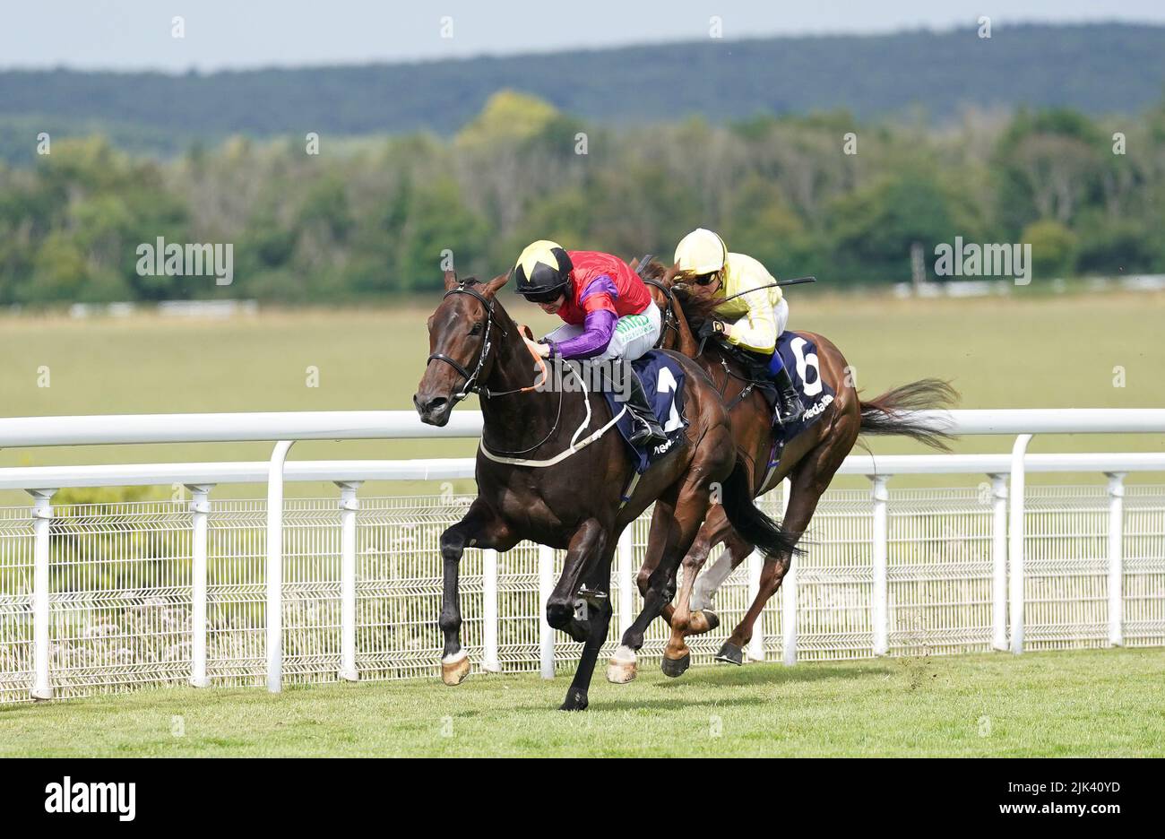 I'm A Gambler and Jason Hart coming home to win the Medallia Handicap ...