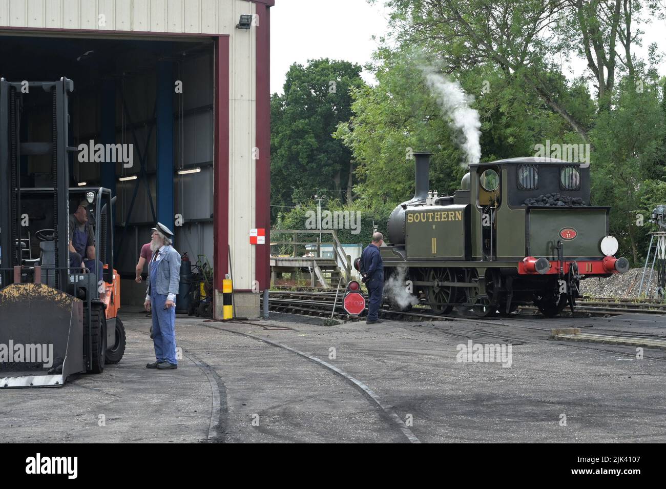 Sheffield Park, East Sussex, UK-July 30th 2022: A LB SCR A1 class ...