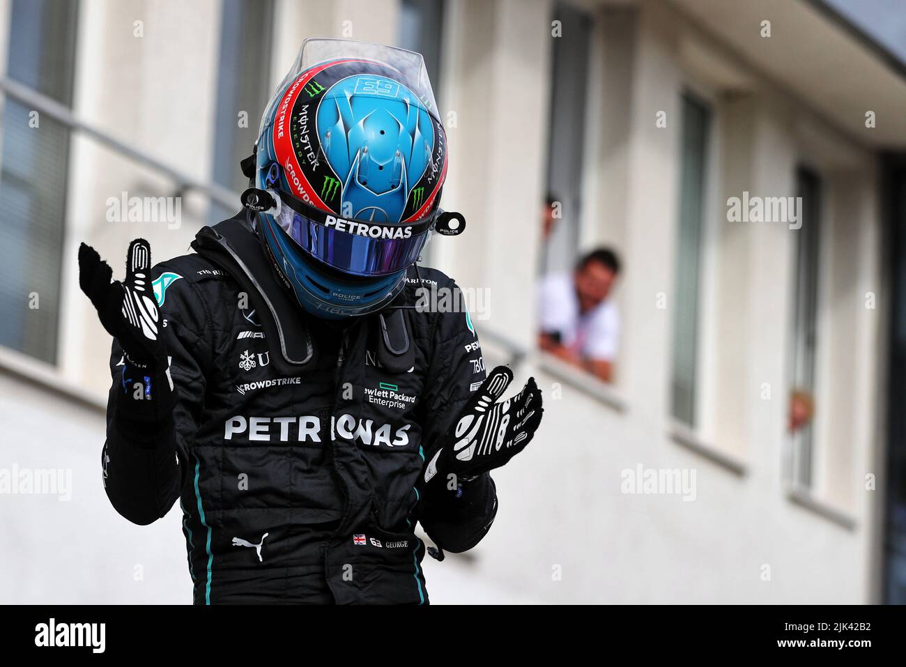 George russell 2022 hungary parc hi-res stock photography and images ...