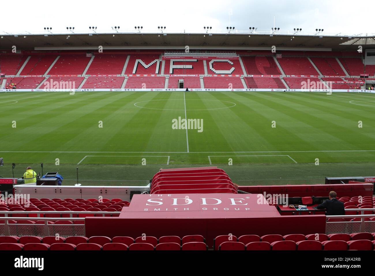 A general view inside the ground before the Sky Bet Championship match ...