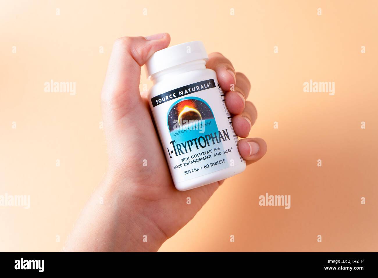 L tryptophan medicine hi-res stock photography and images - Alamy