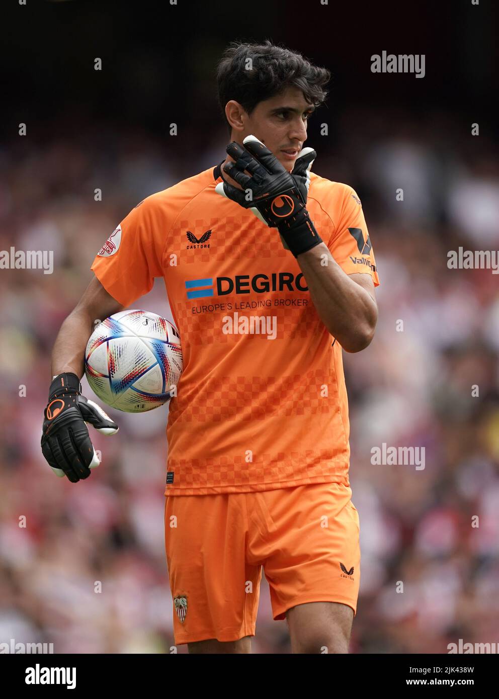 Sevilla goalkeeper Bono during the Emirates Cup final at the Emirates ...