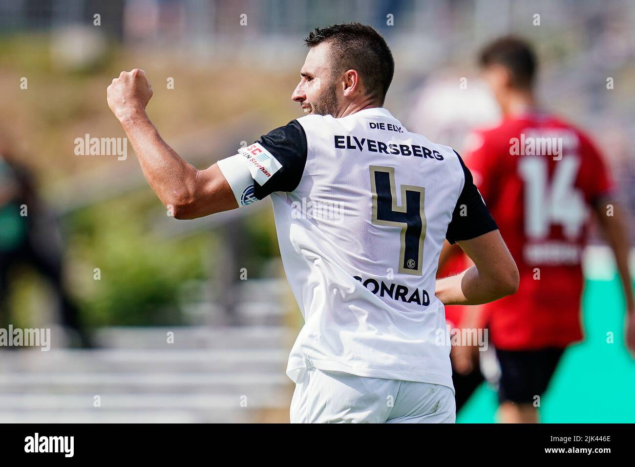 Spiesen Elversberg, Germany. 30th July, 2022. Soccer: DFB Cup, SV ...