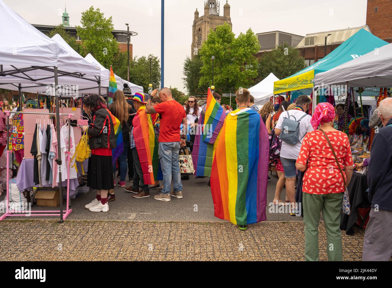Colourful gazebos hi-res stock photography and images - Alamy