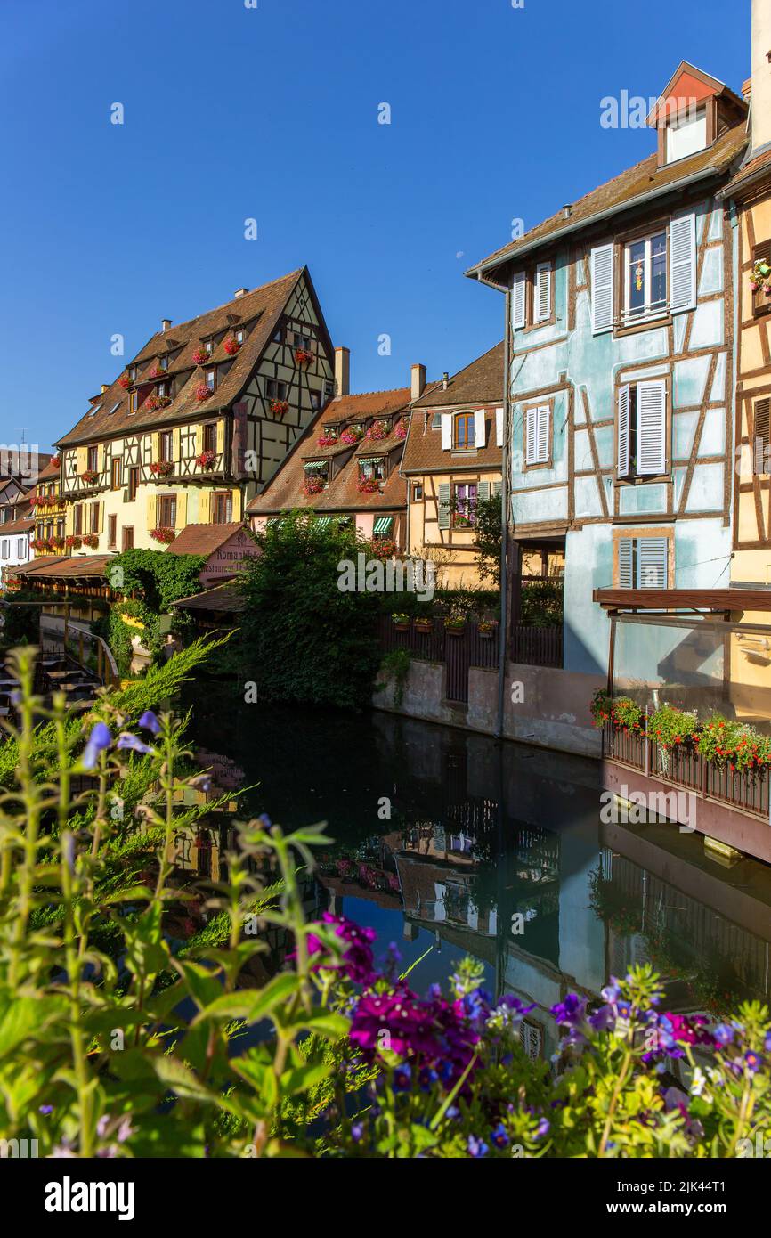 Colmar and its half timbered colorful houses Stock Photo - Alamy