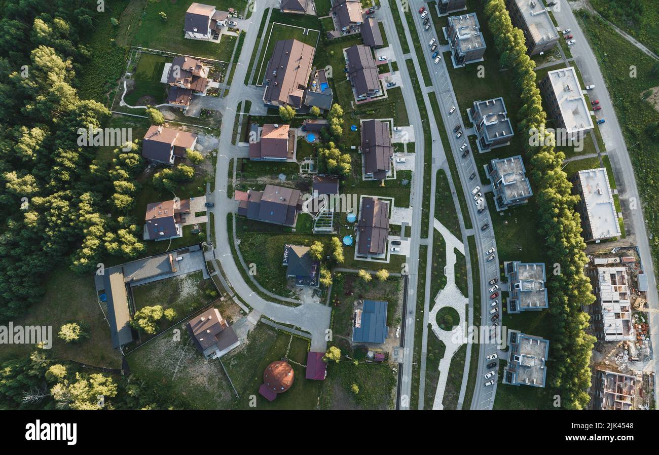 Modern village hi-res stock photography and images - Alamy