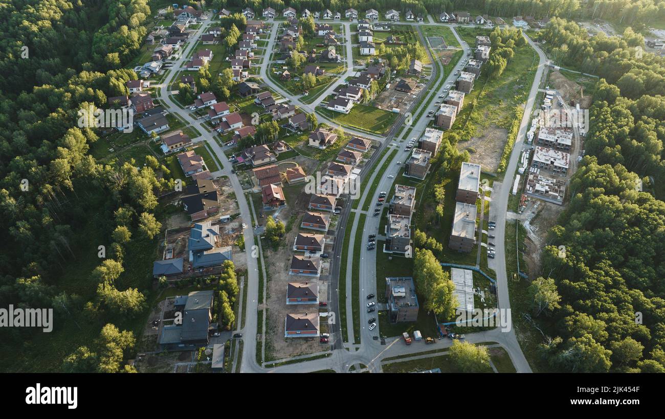 Modern village hi-res stock photography and images - Alamy