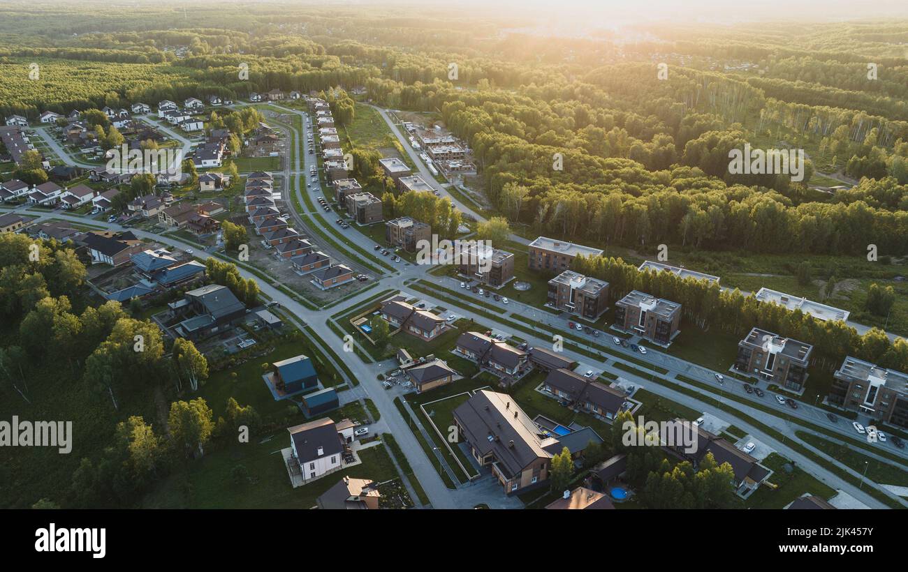 Modern village hi-res stock photography and images - Alamy