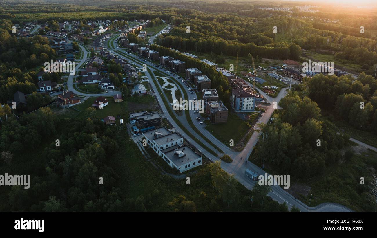 Modern village hi-res stock photography and images - Alamy