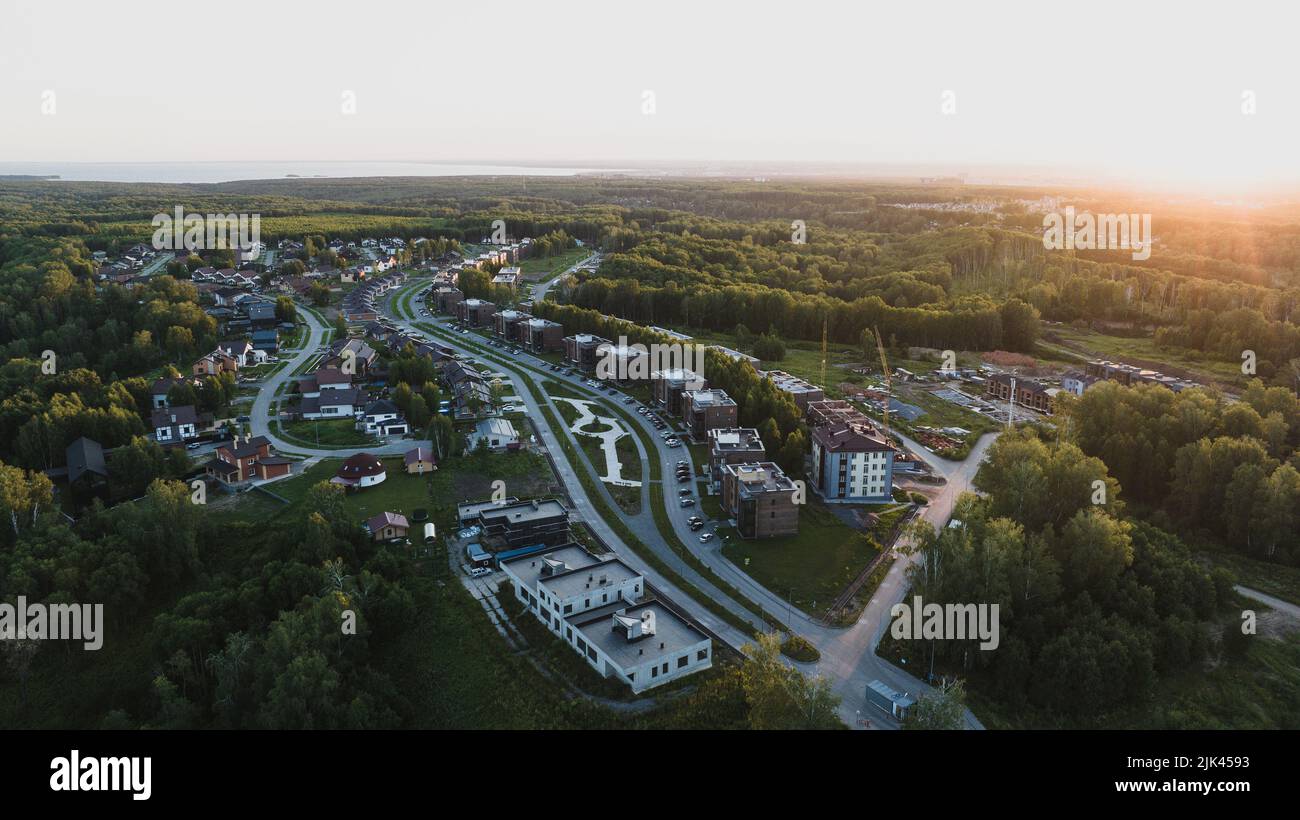 Modern village hi-res stock photography and images - Alamy