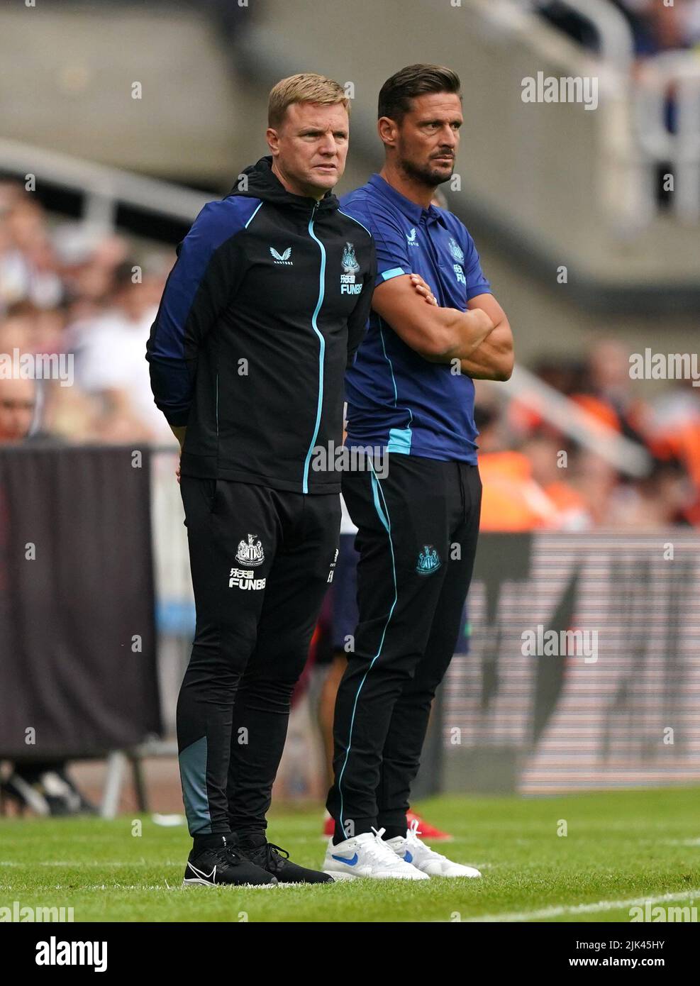 Eddie howe newcastle pre season hi-res stock photography and images - Alamy