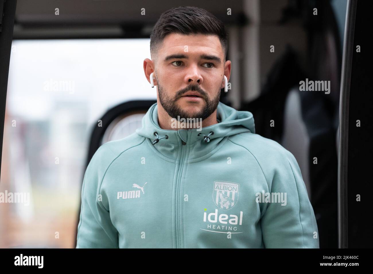 Middlesbrough, UK. 30th July, 2022. Alex Mowatt #27 of West Bromwich ...