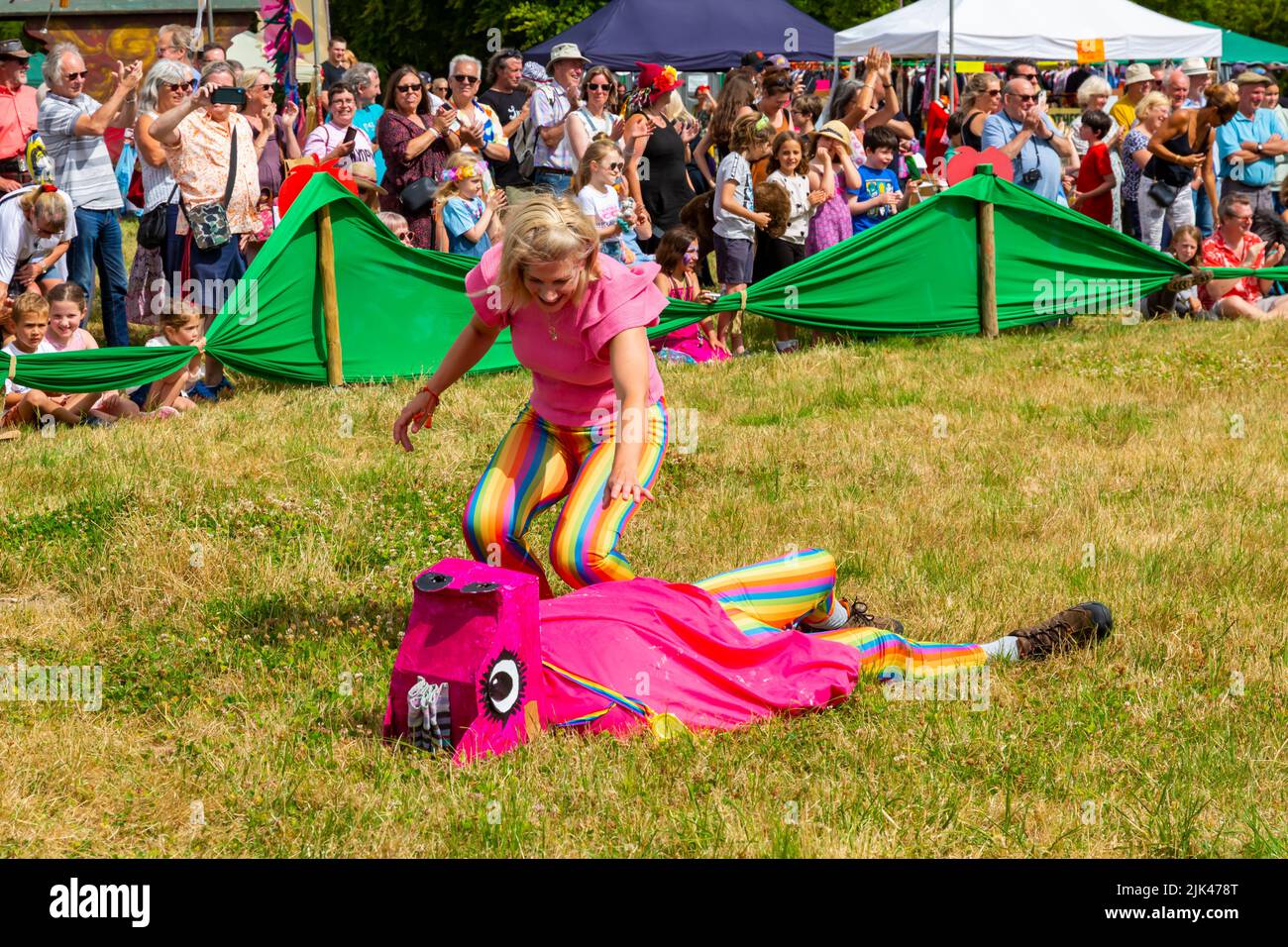 Chettle, Dorset, UK. 30th July 2022. Thousands flock to the quirky ...