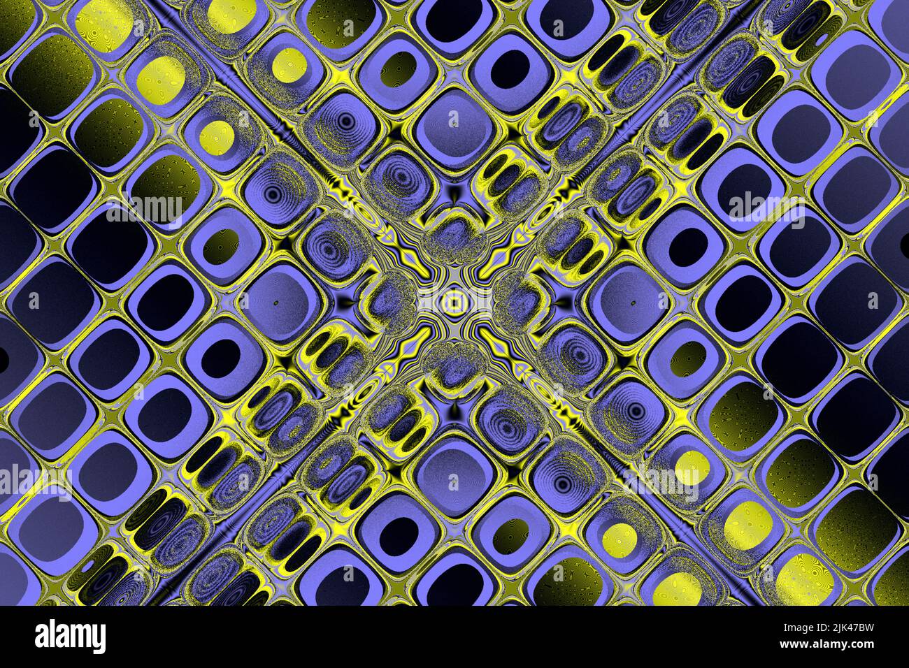 bright abstract geometric yellow-blue pattern of squares, background ...