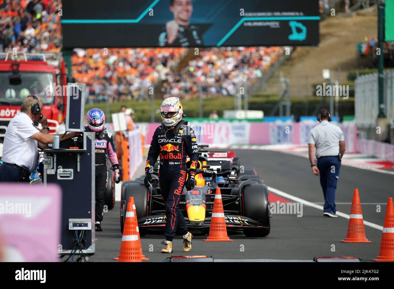 Mogyorod, Hungary. 30th July, 2022. Max Verstappen of Red Bull Racing ...