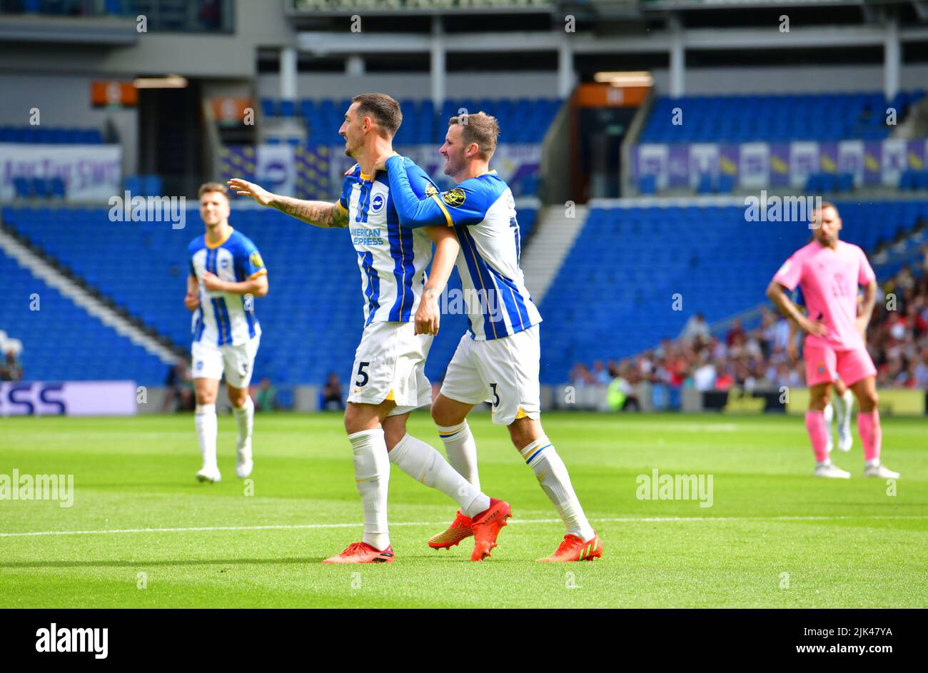 Lewis dunk brighton pre season 2022 hi-res stock photography and images ...
