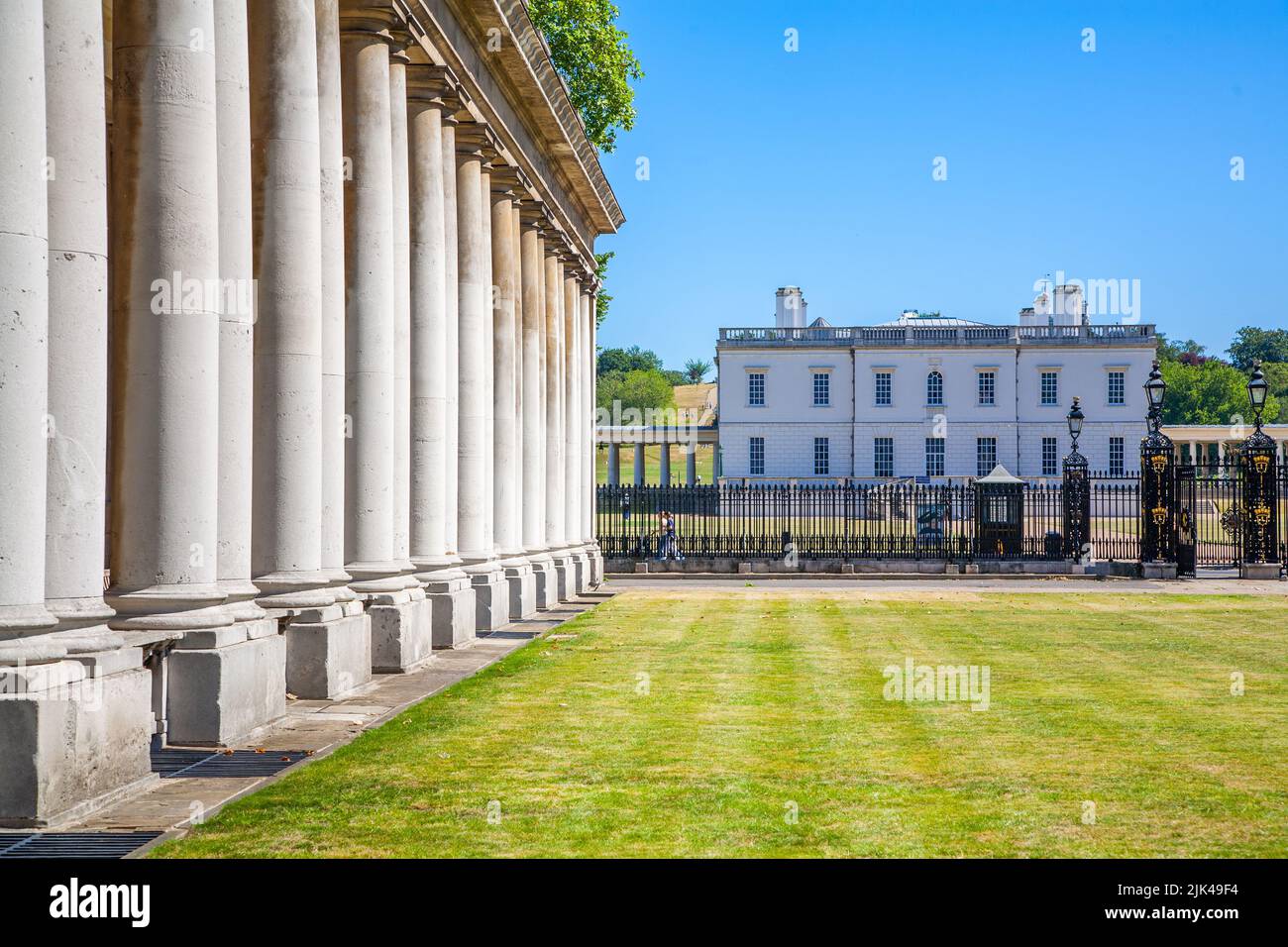 The Queen's House Greenwich from the colonnade of the Od Seaman's ...