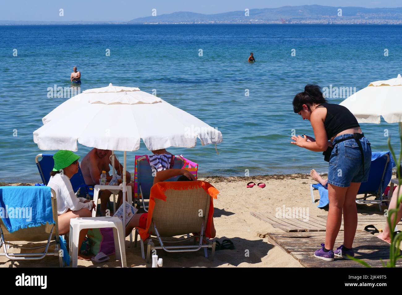 Aghia triada beach hi-res stock photography and images - Alamy