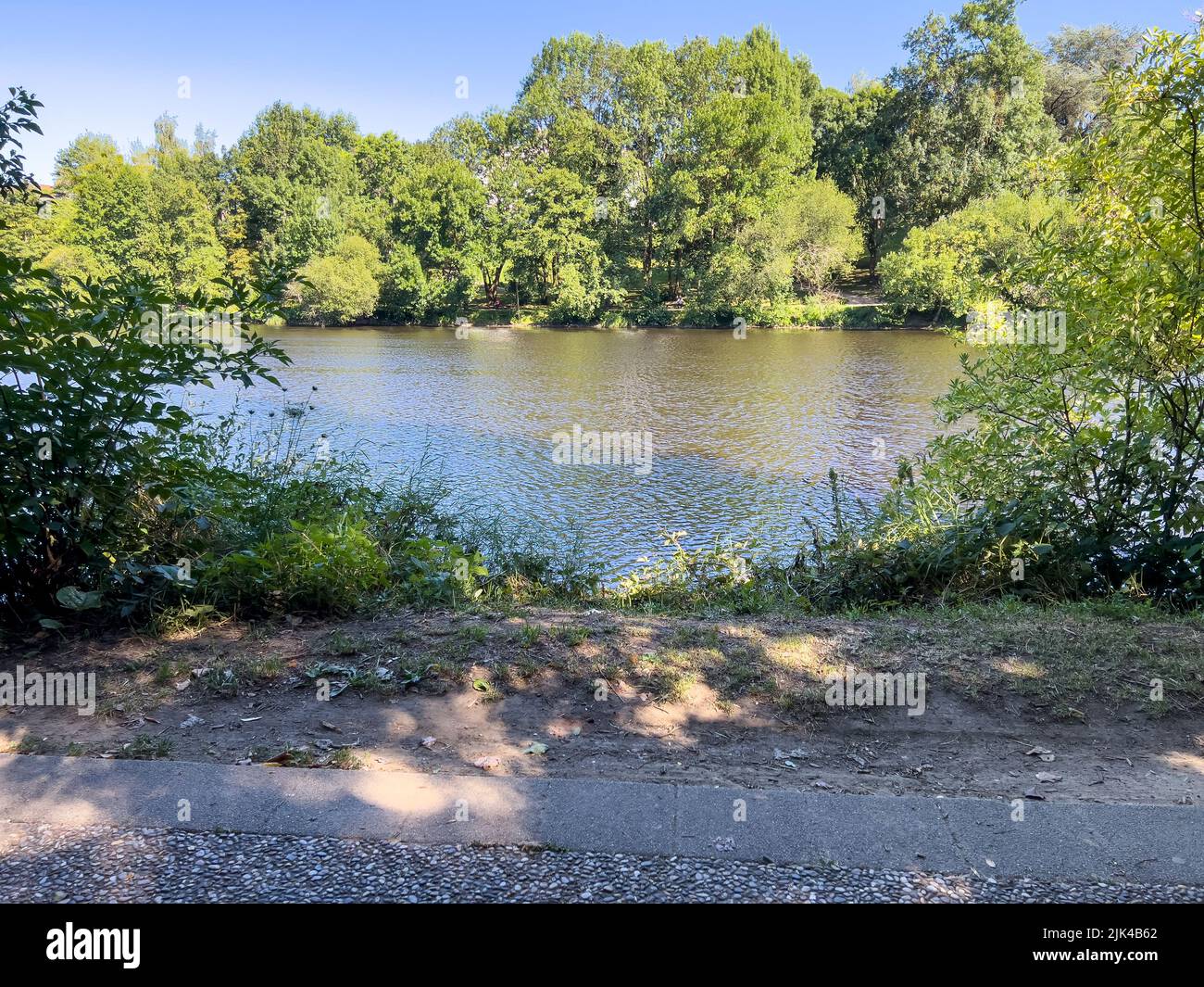 Scene from the river etienne, Limoges France Stock Photo - Alamy