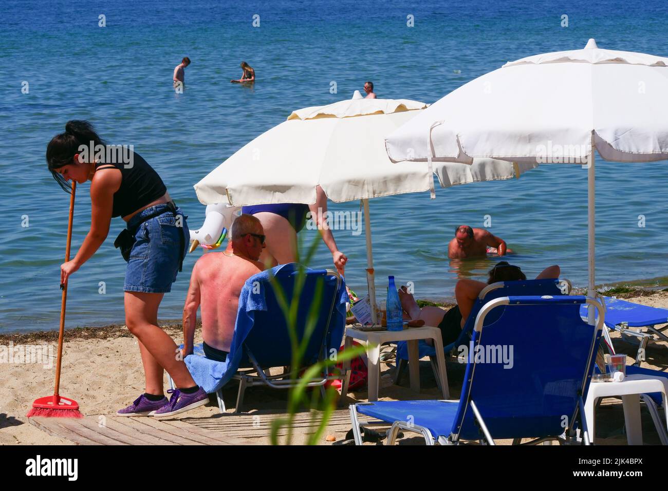 Aghia triada beach hi-res stock photography and images - Alamy
