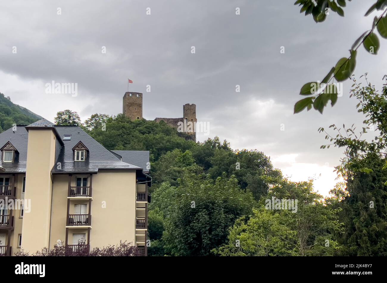 Château Sainte-Marie Esterre, a medieval castle in Luz Saint-Sauveur ...
