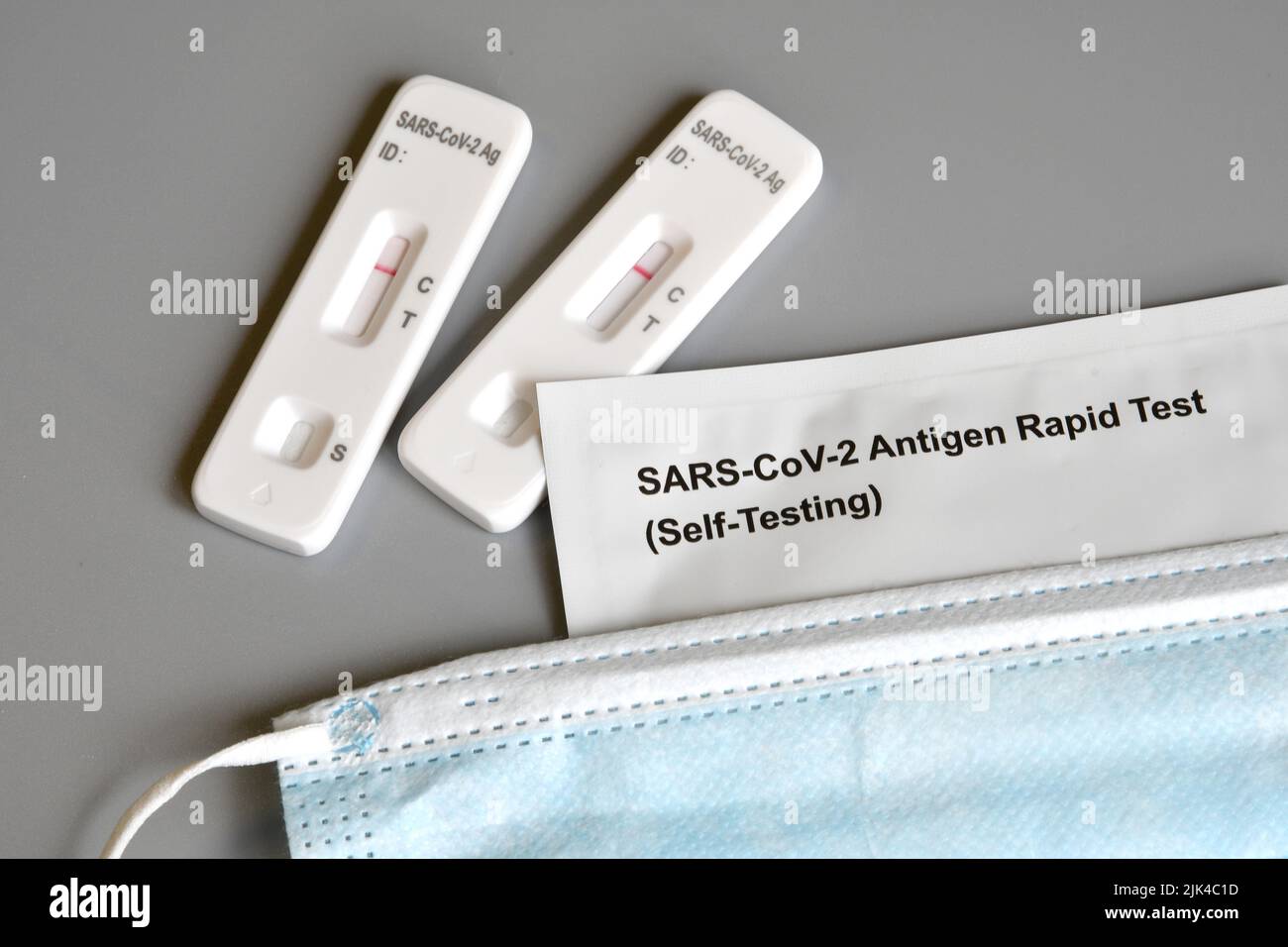 SARS‑CoV‑2 antigen test kit for self testing with negative results, one ...
