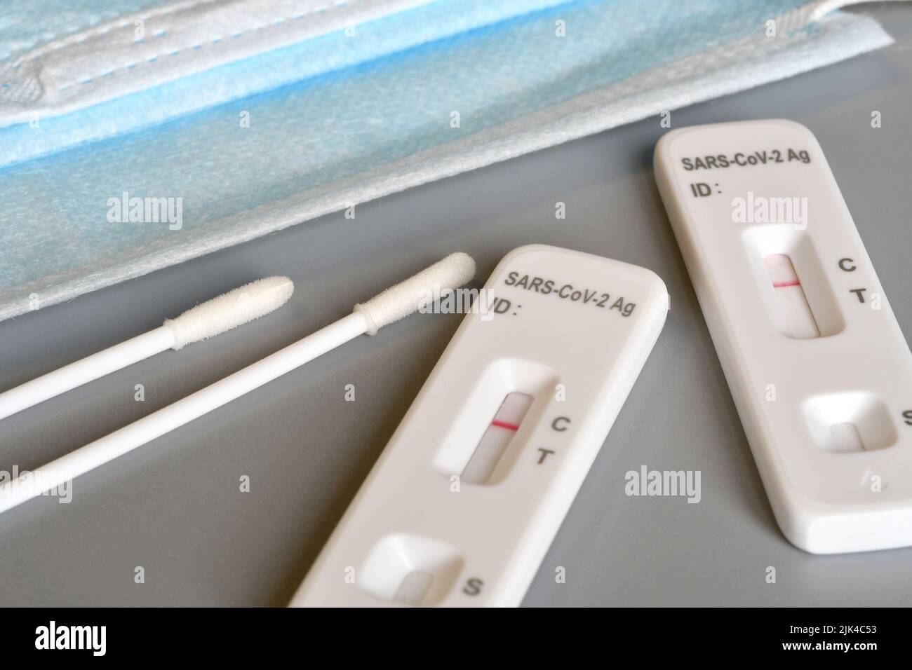SARS‑CoV‑2 antigen test kit for self testing with negative results, one ...
