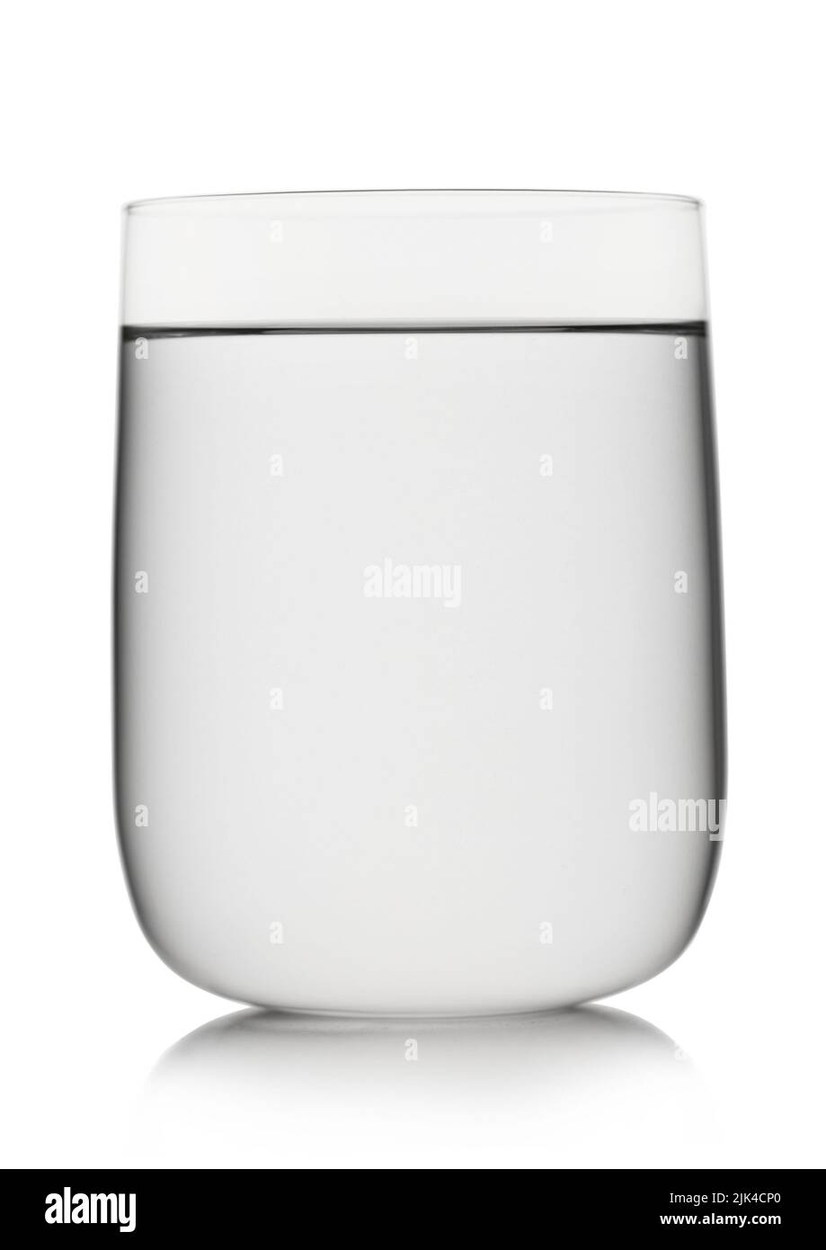 Purified water in glass Cut Out Stock Images & Pictures - Alamy