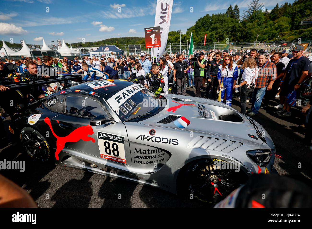 88 AMG Team AKKODIS ASP, Mercedes-AMG GT3 of Raffaele MARCIELLO, Daniel ...