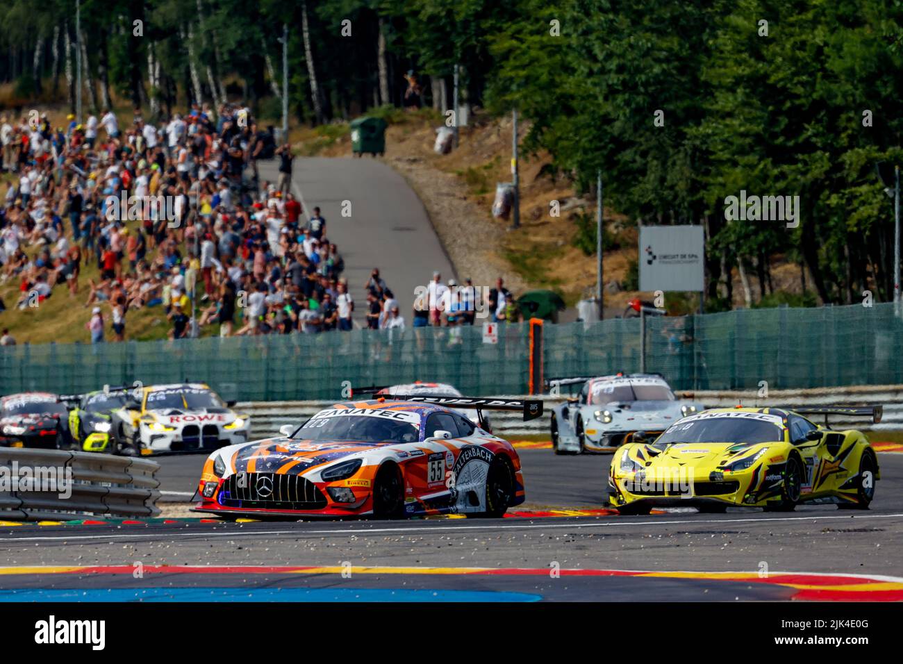 55 AMG Team GruppeM Racing, Mercedes-AMG GT3 of Maro ENGEL, Mikael ...