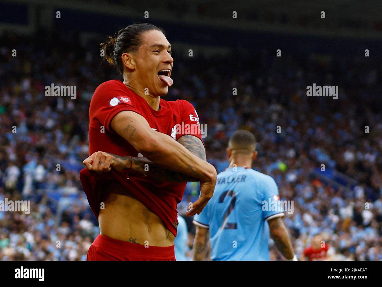 Darwin nunez community shield 2022 hi-res stock photography and images ...