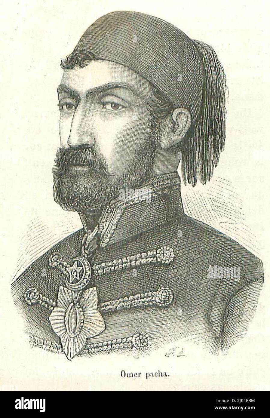 Omer Pasha, also known as Omer Pasha Latas Stock Photo - Alamy
