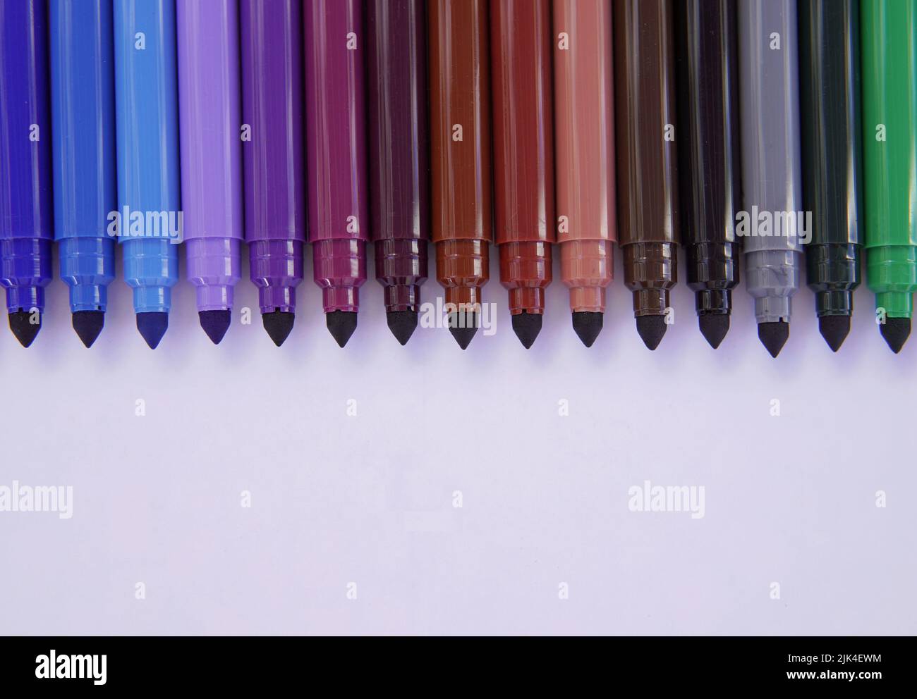 Background made with colored markers Stock Photo - Alamy