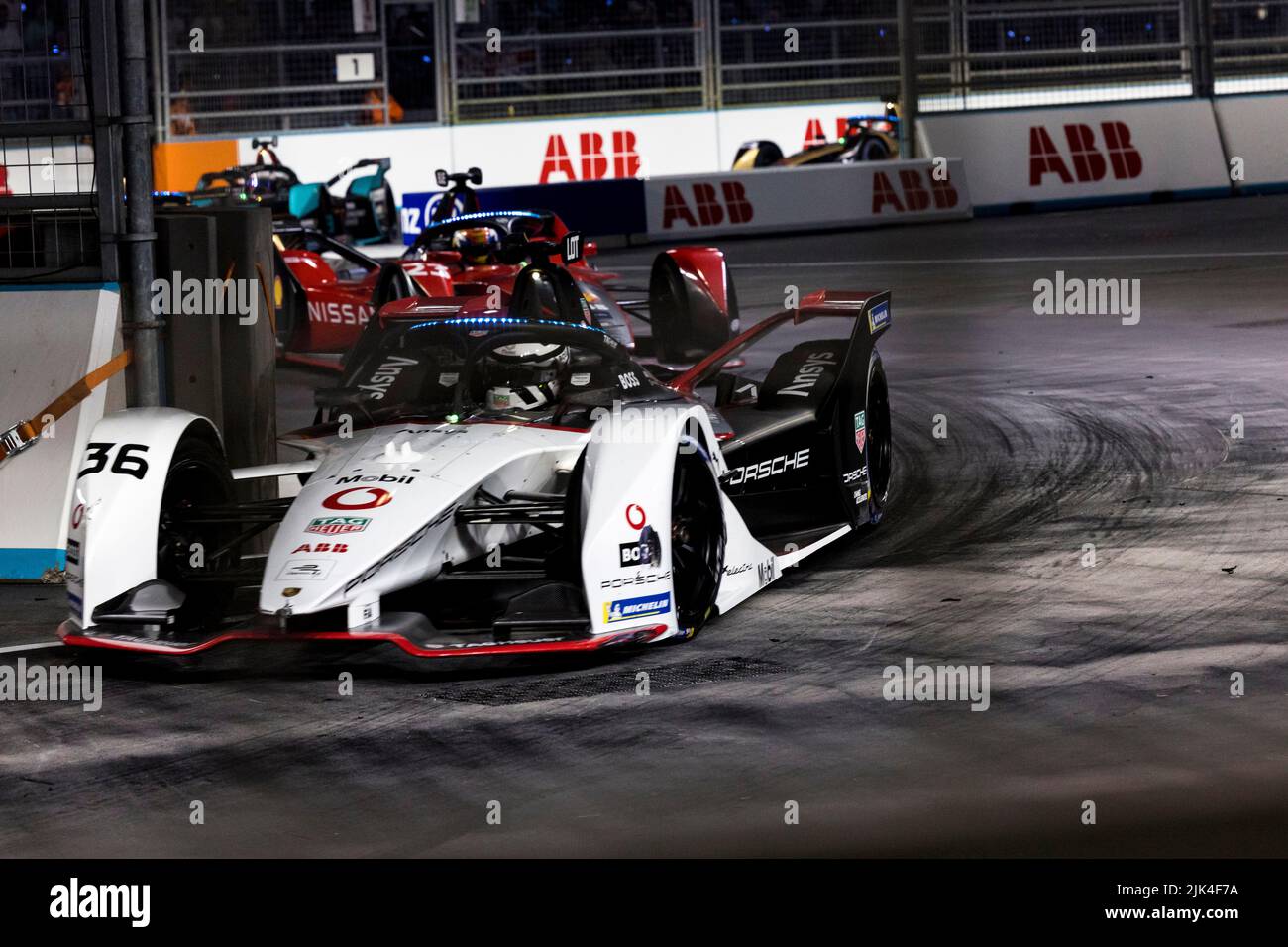 30th July 2022; ExCel E-Prix Circuit, Docklands, London, England; ABB ...